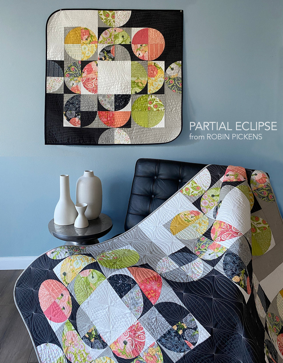 Partial Eclipse (digital pdf) quilt pattern with paper template – Robin ...