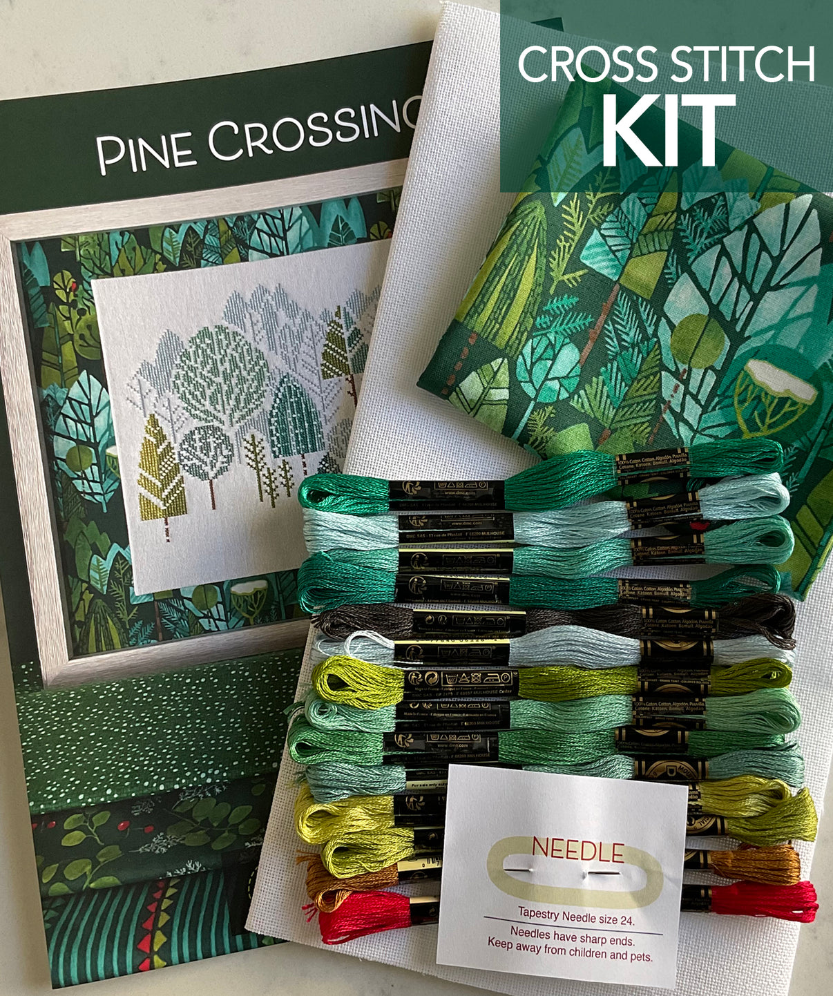 Pine Crossing Cross Stitch Kit – Robin Pickens