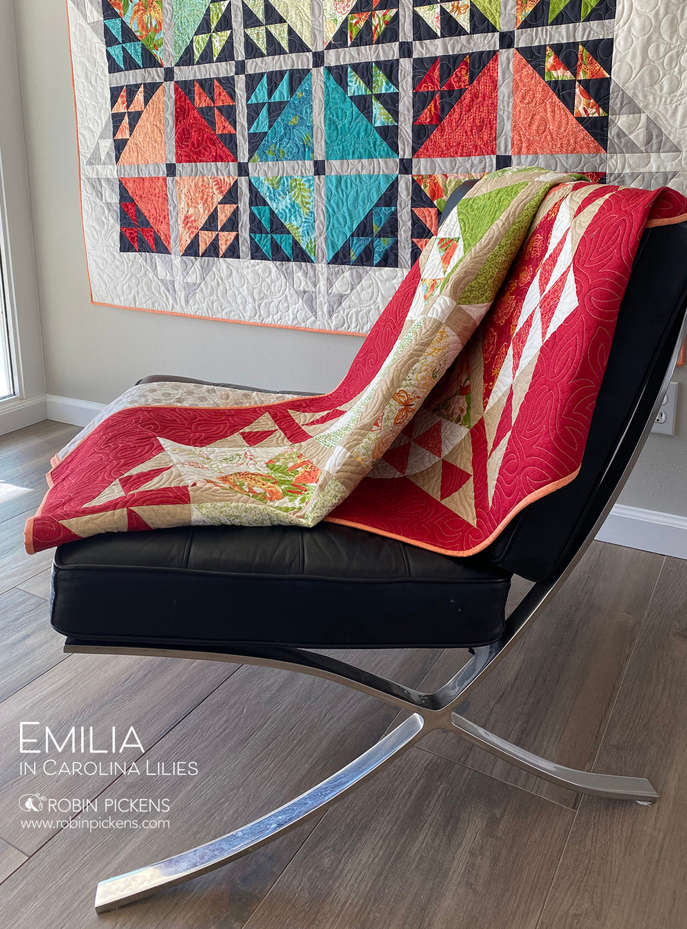 EMILIA Digital PDF Quilt Pattern by Robin Pickens / Layer Cake Precut/